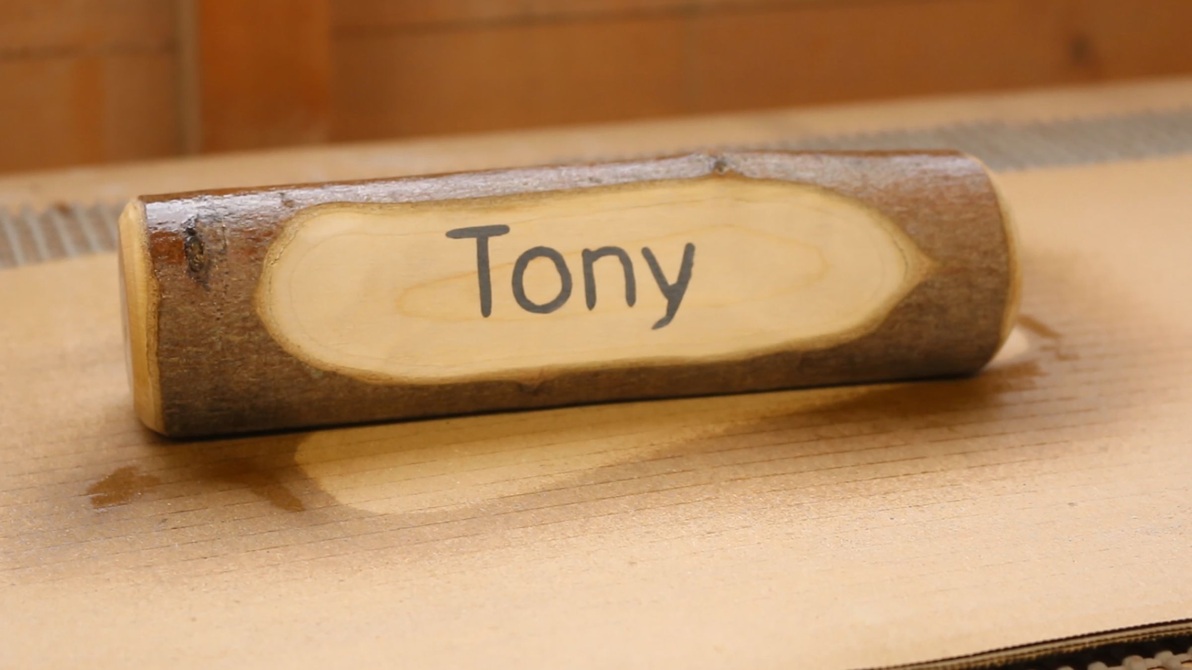 Super Simple! Rustic Log Name Plate : 4 Steps (with Pictures ...