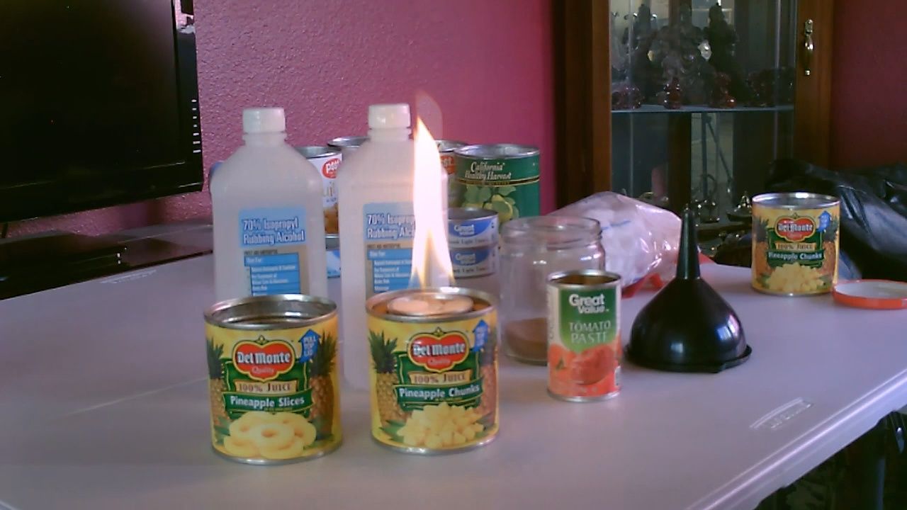 Steel Can Heater/Stove! the 'Cotton Ball' Heater/stove! - Easy DIY : 9 ...