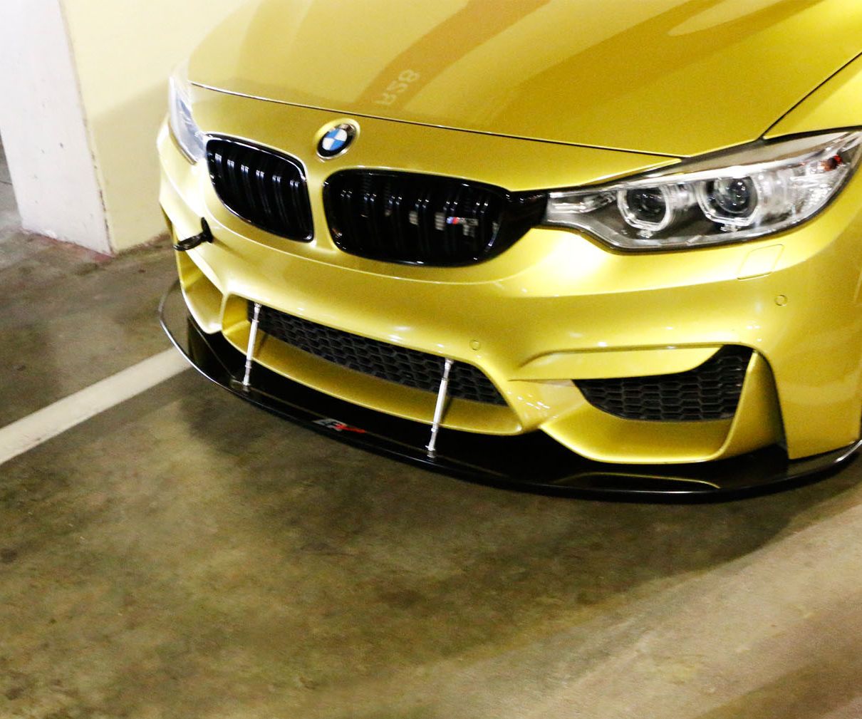 How to Install Front Bumper Lip Strut Rod Support Bars : 5 Steps ...
