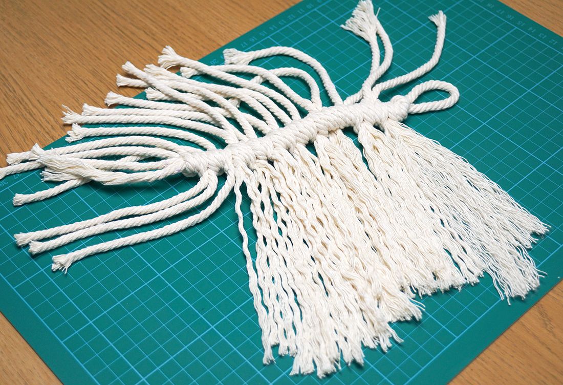 DIY Macramé Feather or Leaf | How to Make Rope Knot Ornaments : 8 Steps ...