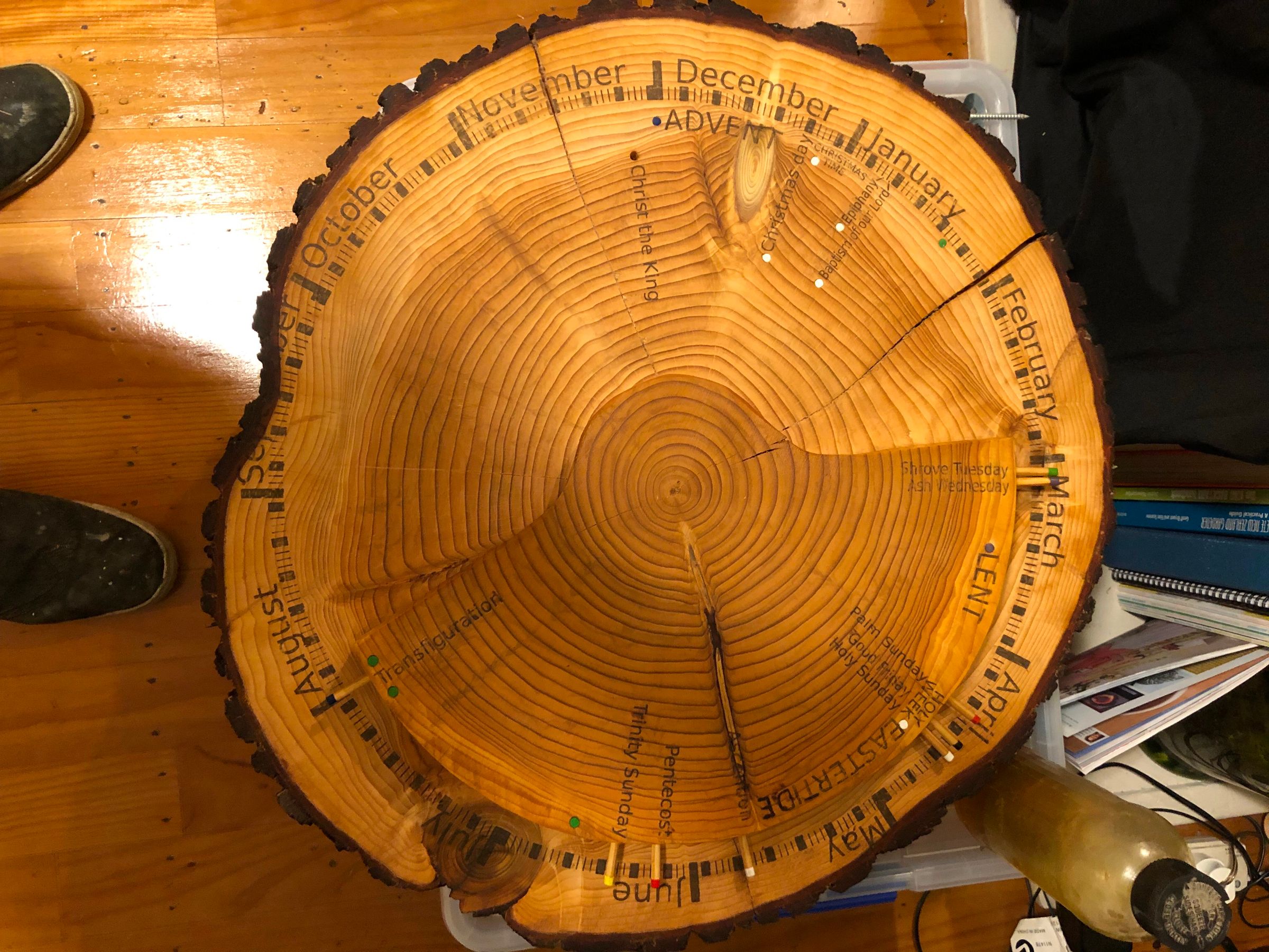 Liturgical Calendar (wooden or Printable) : 4 Steps (with Pictures ...