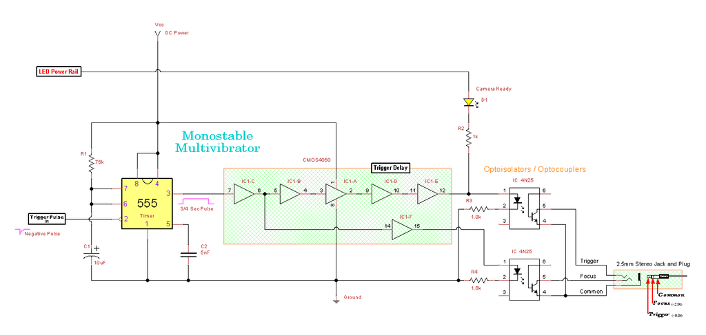 Optocoupler Schematic Projector Pin
