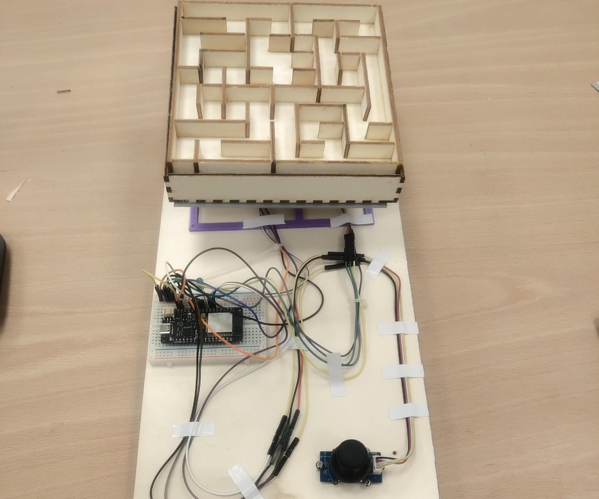 2d Maze Diy Maze Solver Building A Bluetooth Controlled Maze Game With Esp32 And Android 5