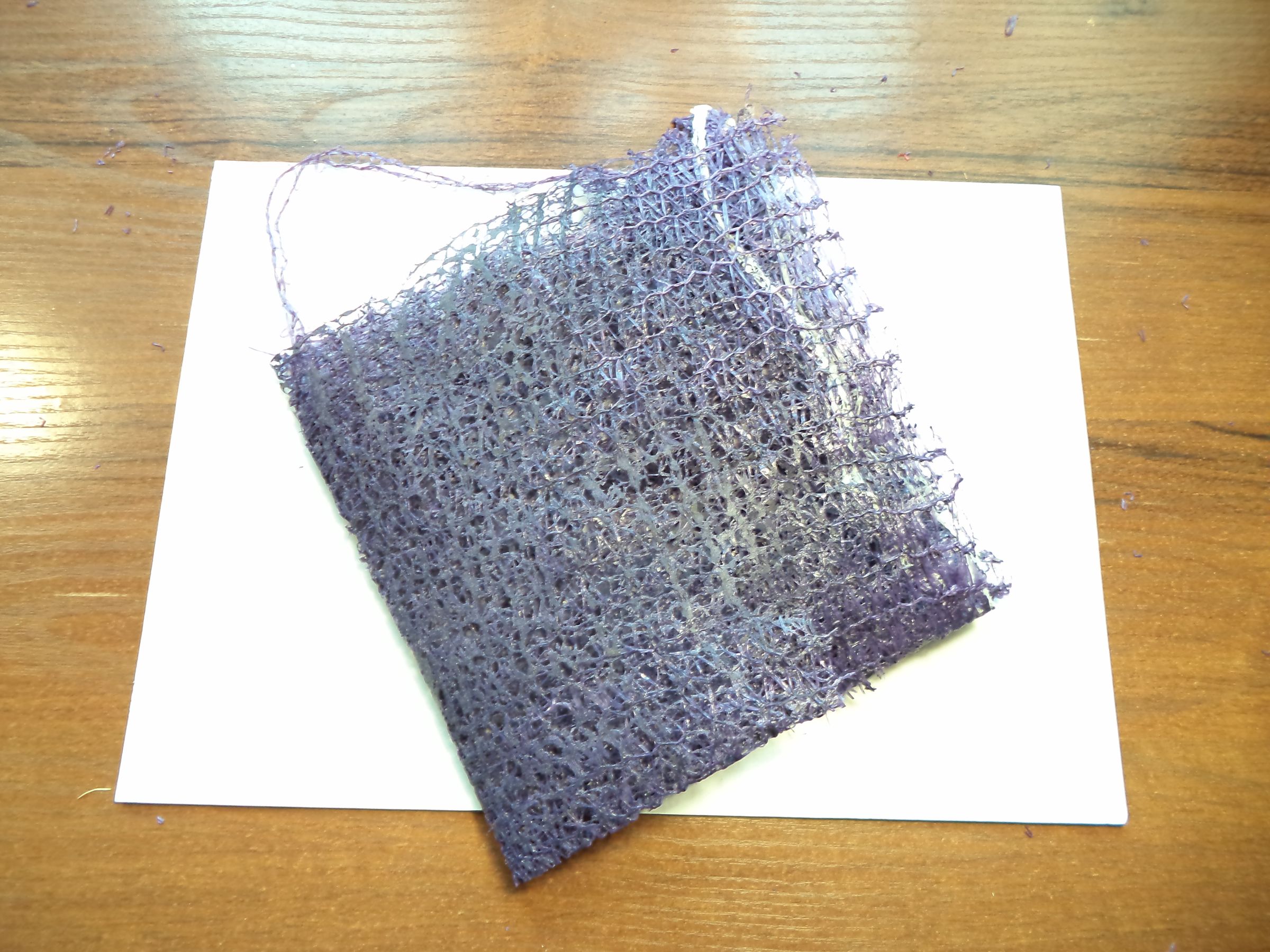 Fusing Vegatable Mesh Bags Into Plastic Sheets : 6 Steps - Instructables