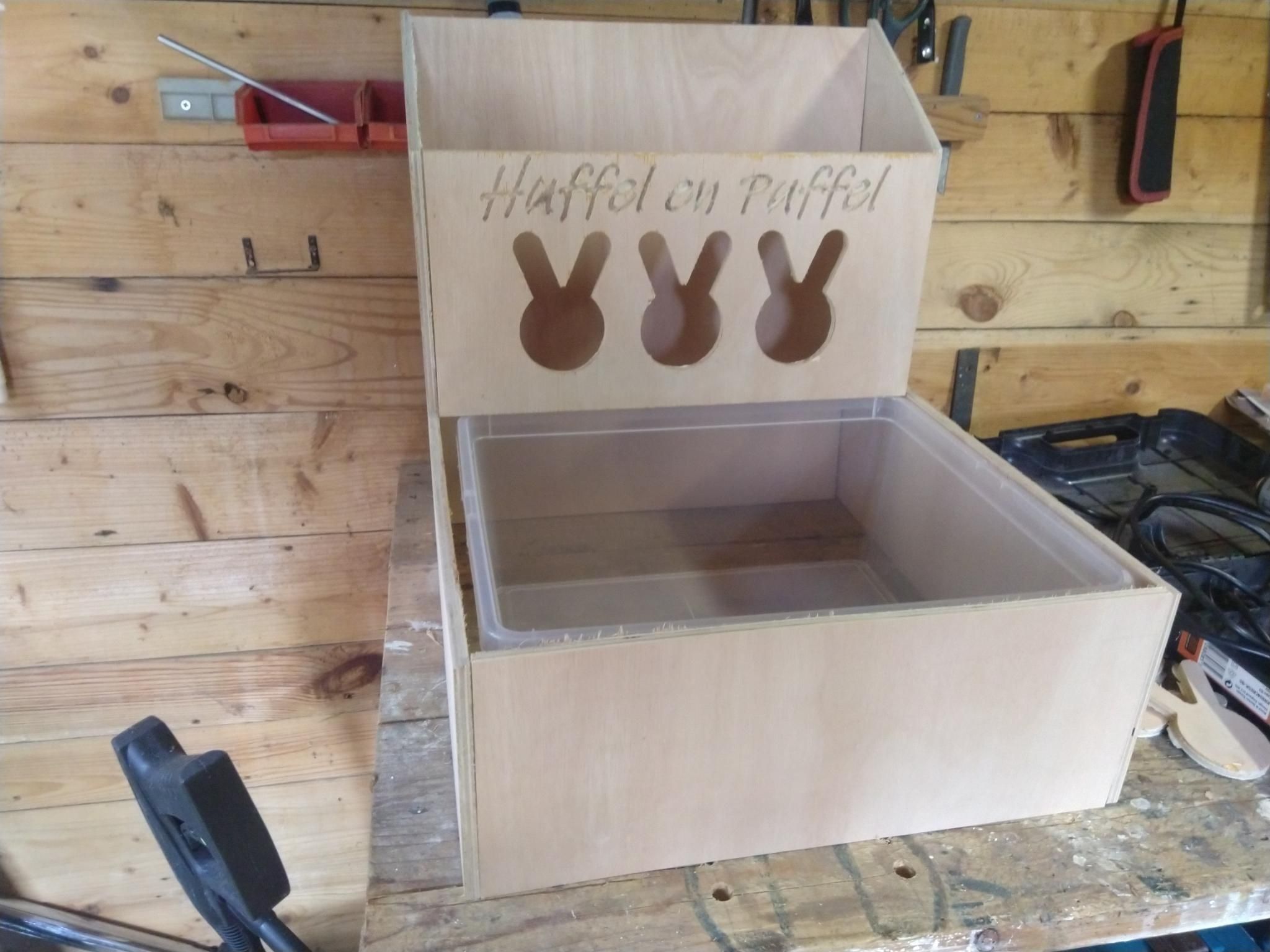 Bunny Hay Dispenser and Toilet Combination : 5 Steps (with Pictures ...