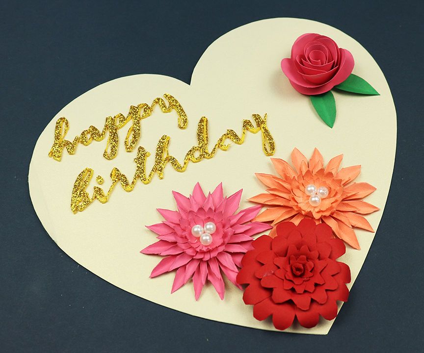 DIY Heart Shaped Birthday Card : 8 Steps - Instructables