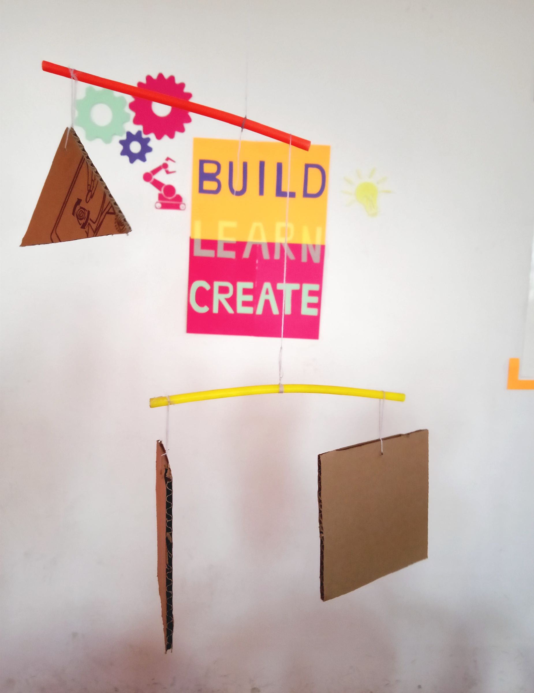 Lever N Fulcrum: Hanging Mobile STEM Challenge : 5 Steps - Instructables