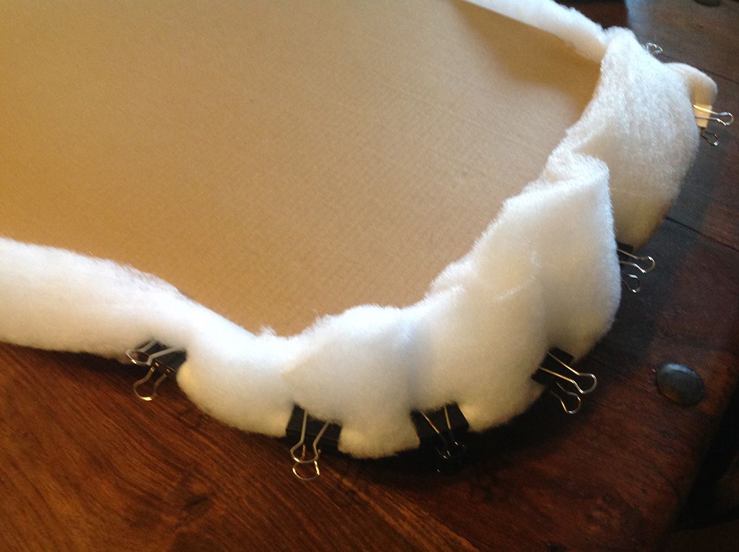 Simple Headboard Using Cardboard Base : 5 Steps (with Pictures ...