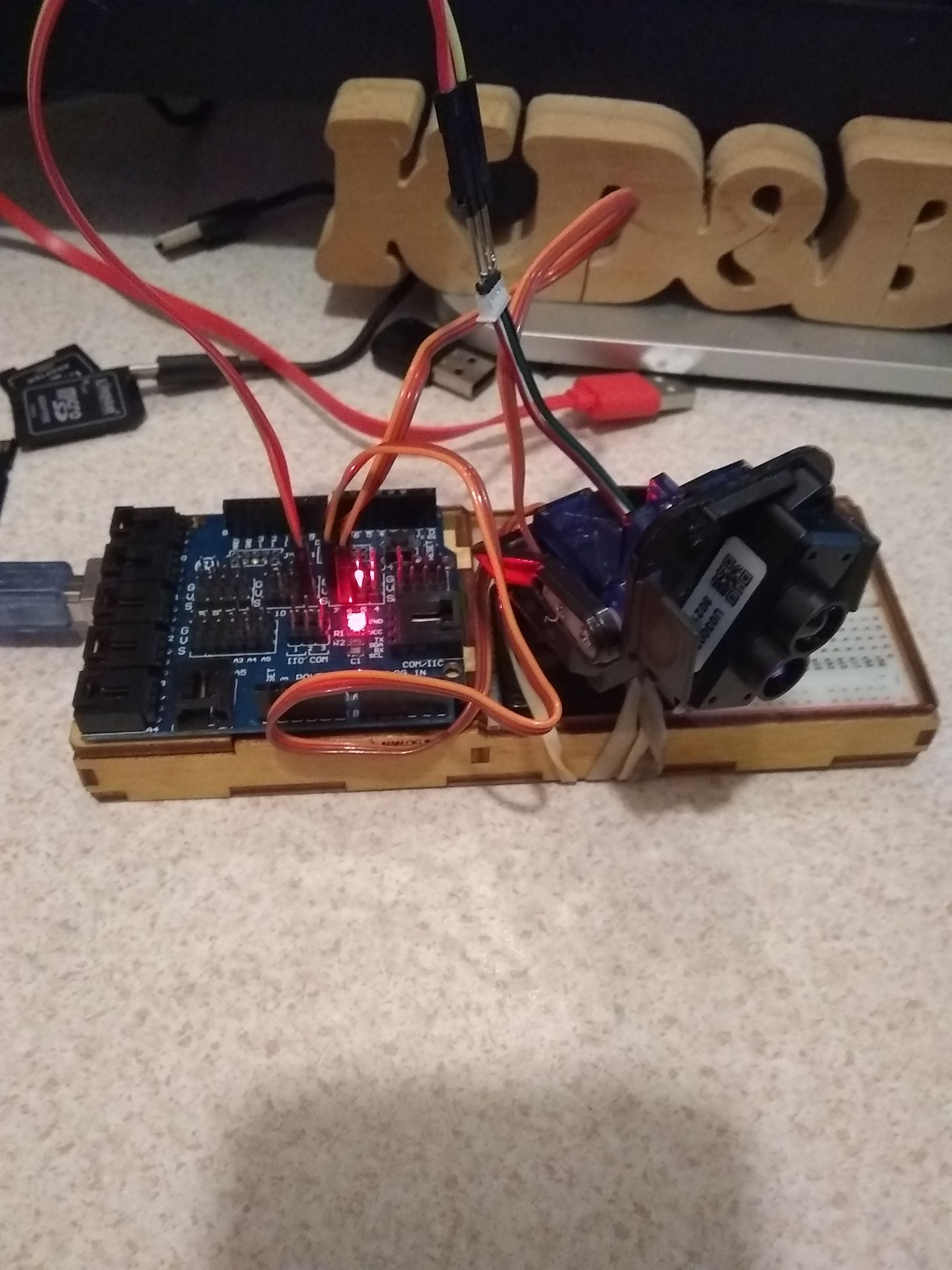 TFMini Lidar Display - Like Radar Only With Light! :-) : 3 Steps ...