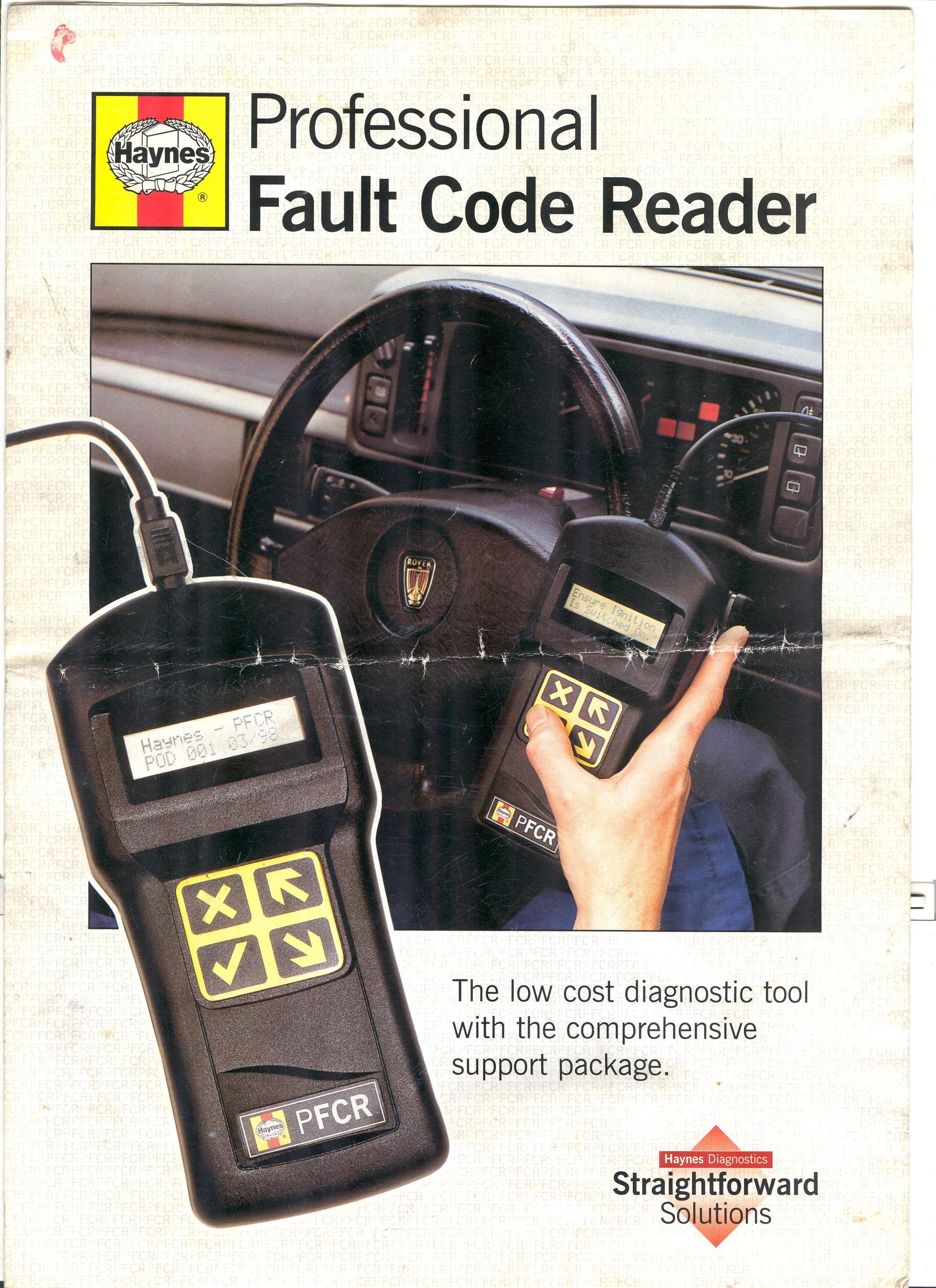 Introduction to the Haynes PFCR (Professional Fault Code Reader) : 3 ...