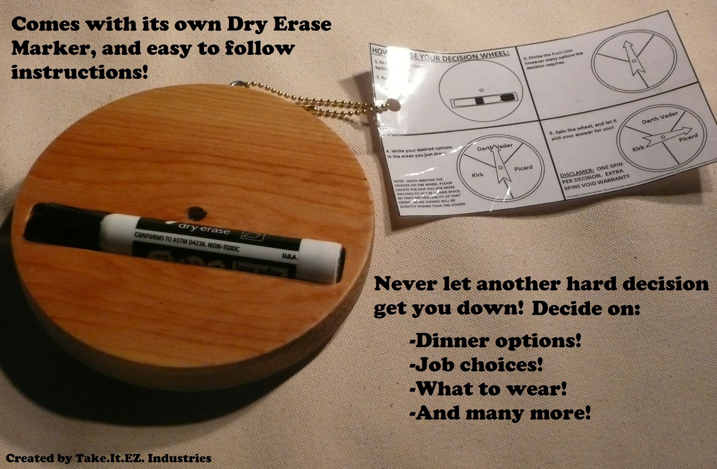 Dry Erase Decision Wheel : 13 Steps (with Pictures) - Instructables