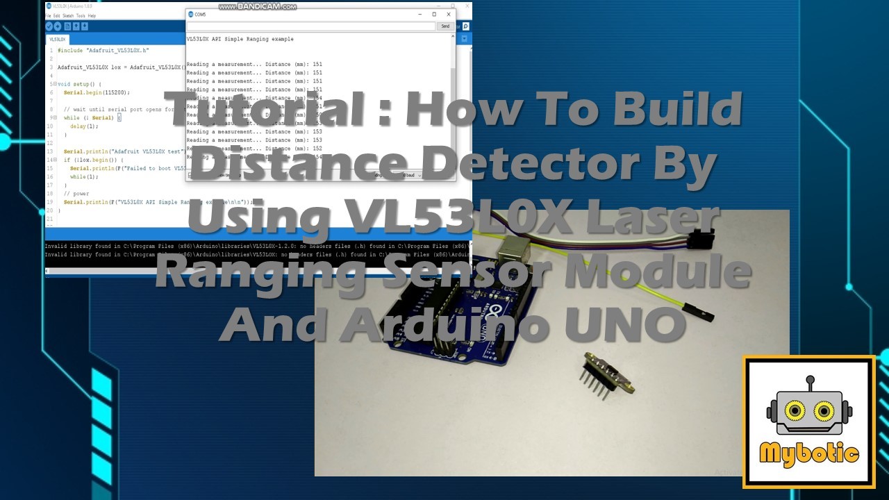 Tutorial: How to Build a VL53L0X Laser Ranging Sensor Module by Using ...