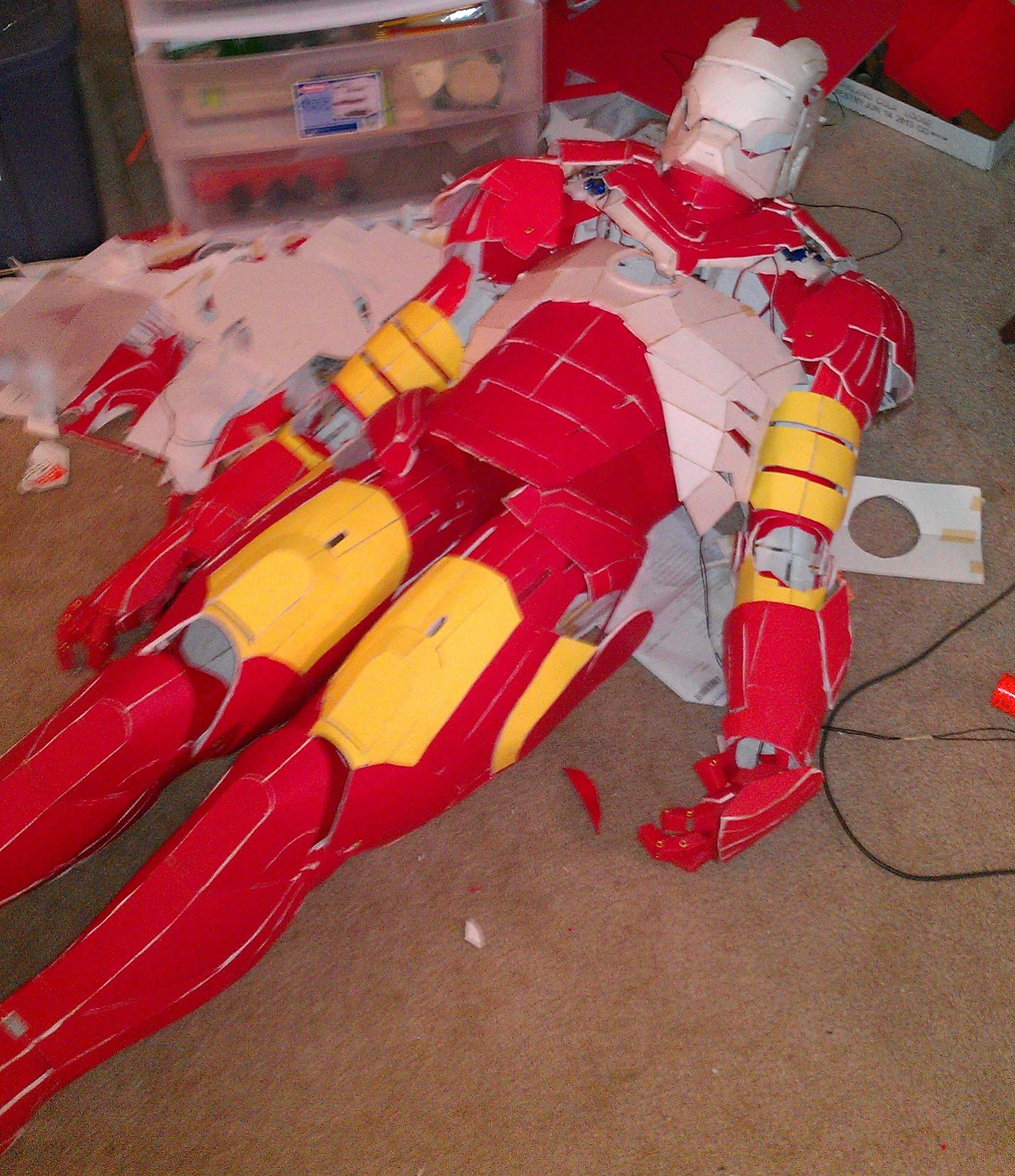Iron Man Mark 3 Helmet Template