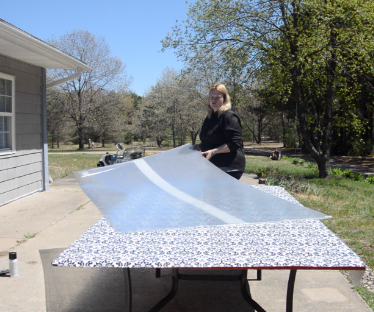 How to Replace a Broken Glass Patio Table Top (without Glass!) : 5 ...