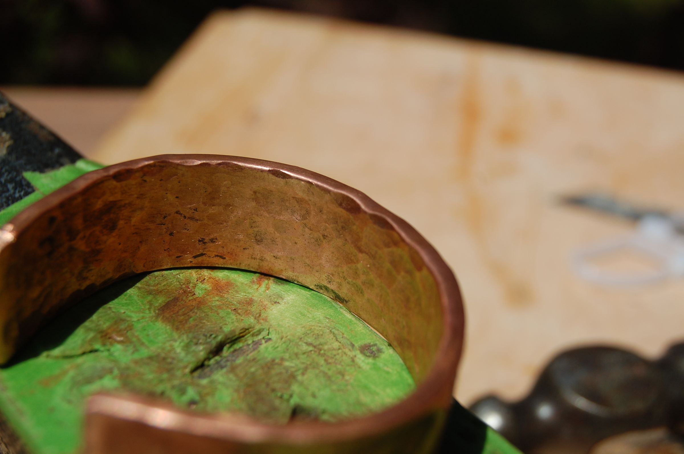 Hammered Copper Bangle : 4 Steps (with Pictures) - Instructables