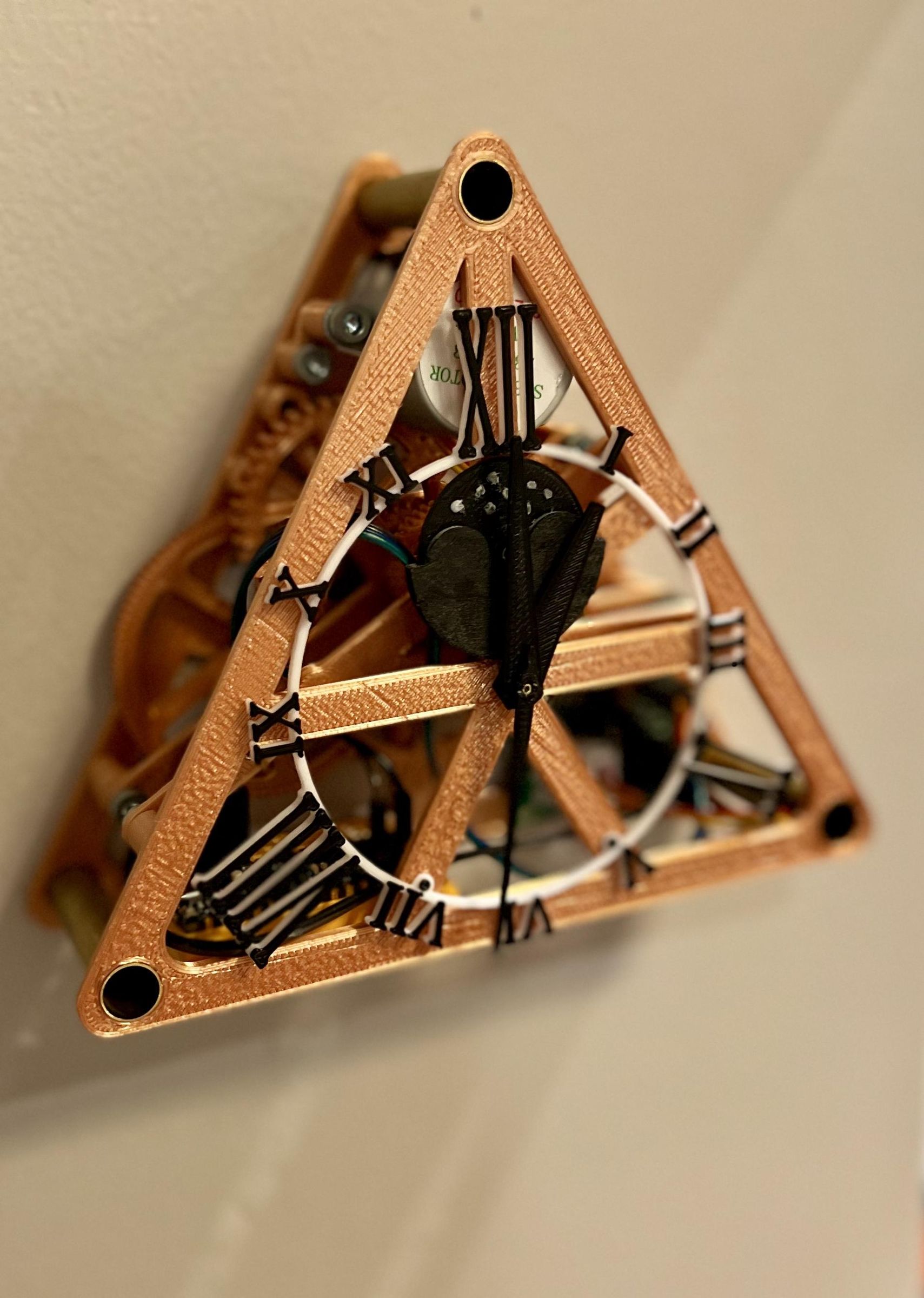 Triangulum - 3D Printed 3-Hand Clock : 16 Steps (with Pictures ...