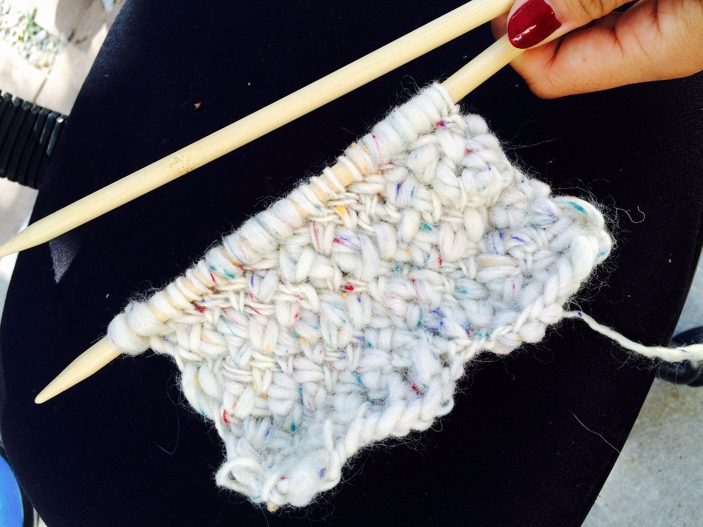 Chunky Cross-Stitch Knit Scarf : 4 Steps (with Pictures) - Instructables