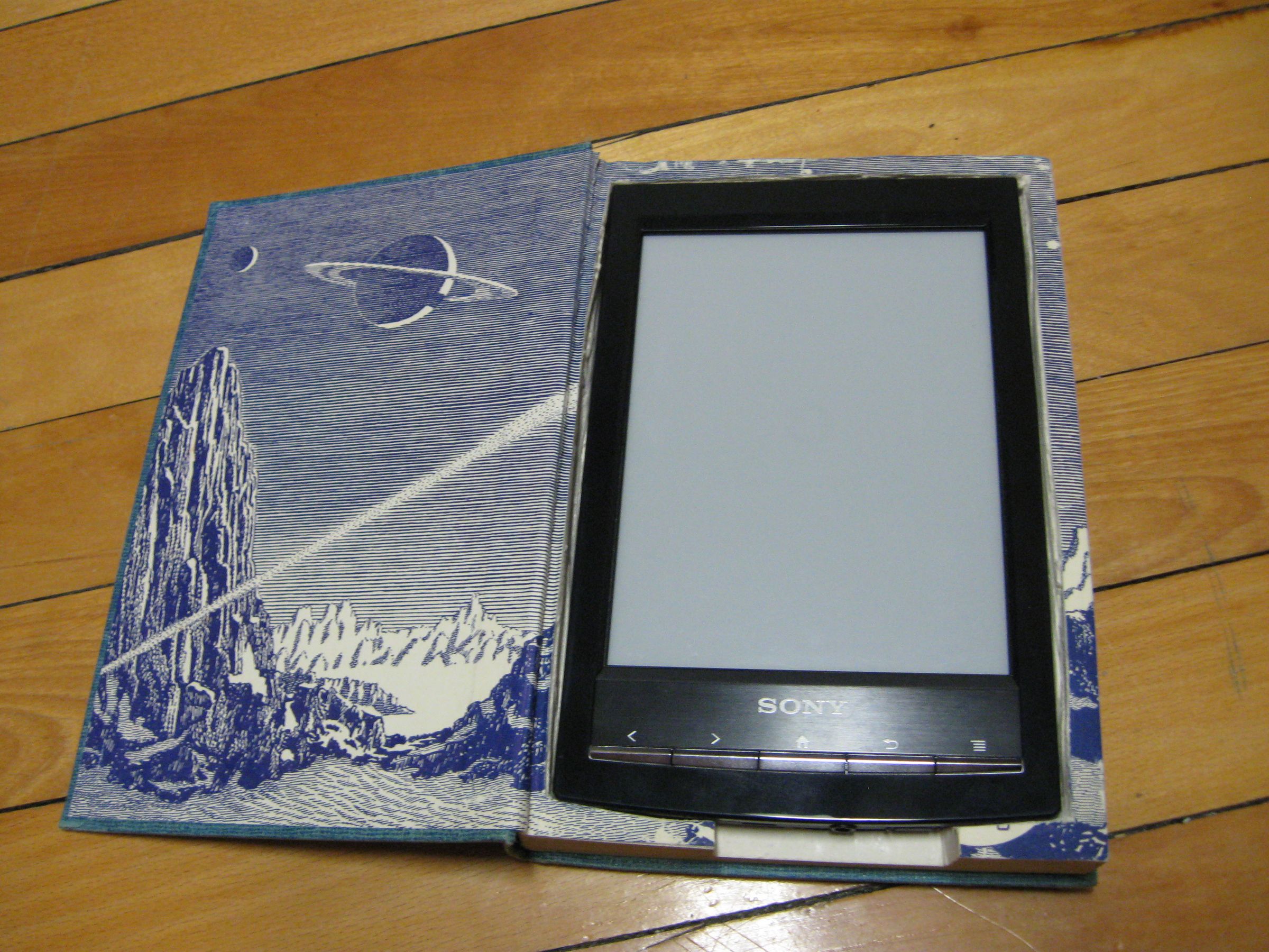 EReader Hollow Book Case With Stylus Storage : 7 Steps (with Pictures ...