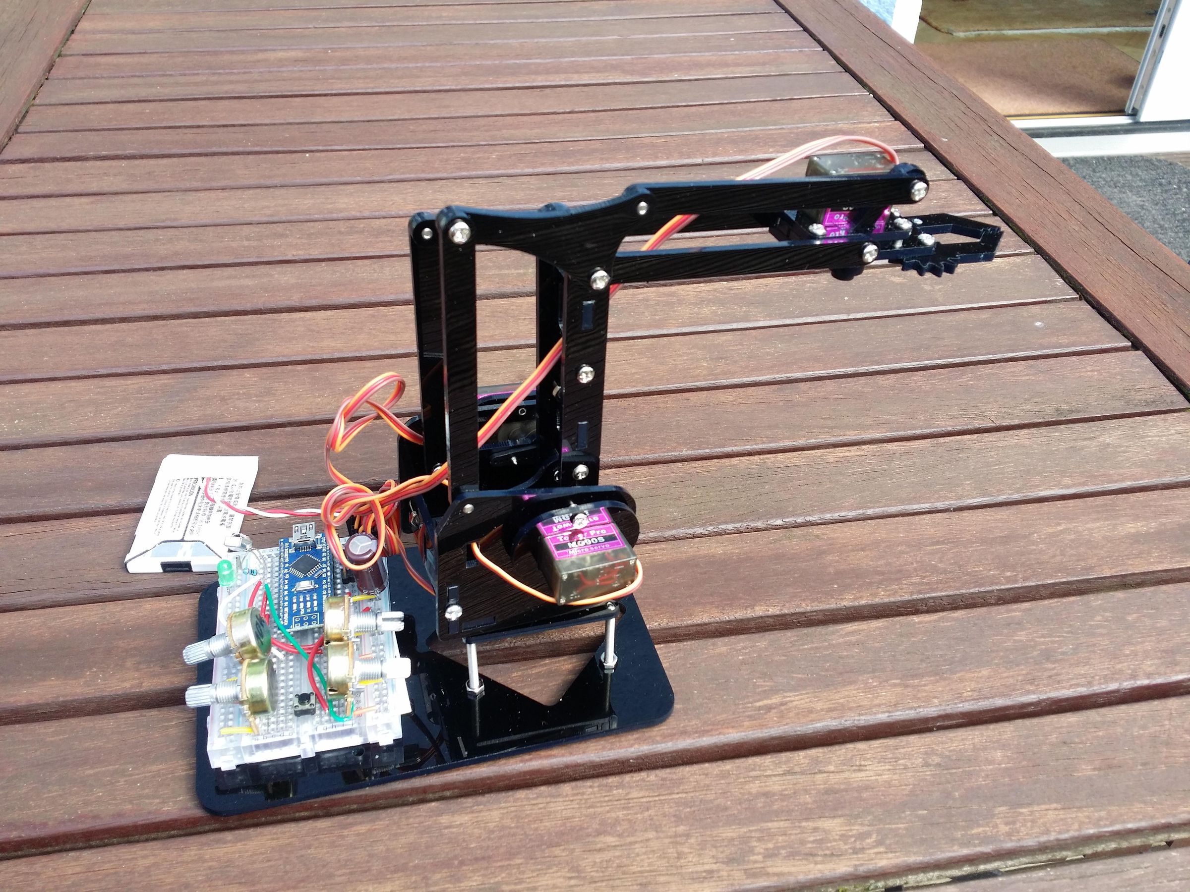 Arm-Bot: 3D Printed 4-DOF Robotic Arm : 7 Steps (with Pictures ...