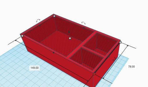 How to Make a Sliding Lid Compartment Box in Tinkercad : 13 Steps (with ...