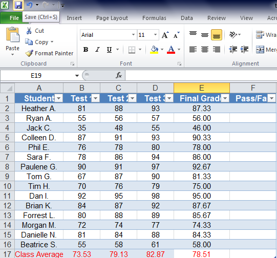 Microsoft Excel 2010 Basic Instructions for Beginners : 23 Steps ...