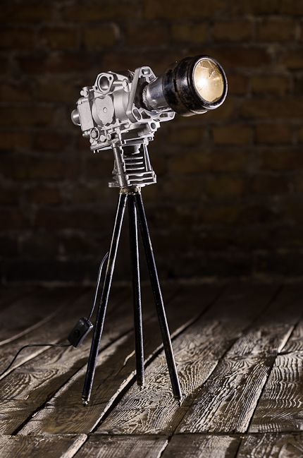 Old Camera Style Lamp Made From Scrap, Fullmetal (with Pictures ...