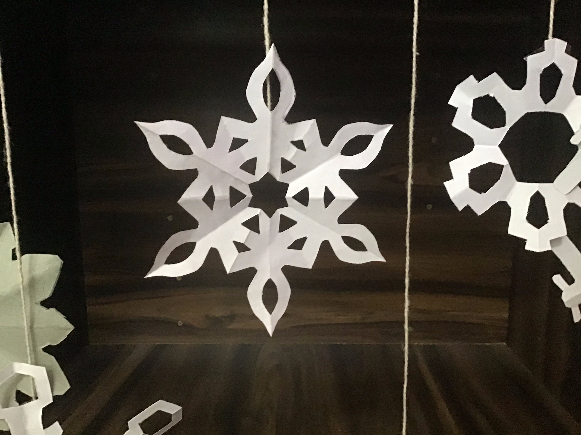 Decorative Paper Snowflakes (6 Pointed) : 8 Steps (with Pictures ...