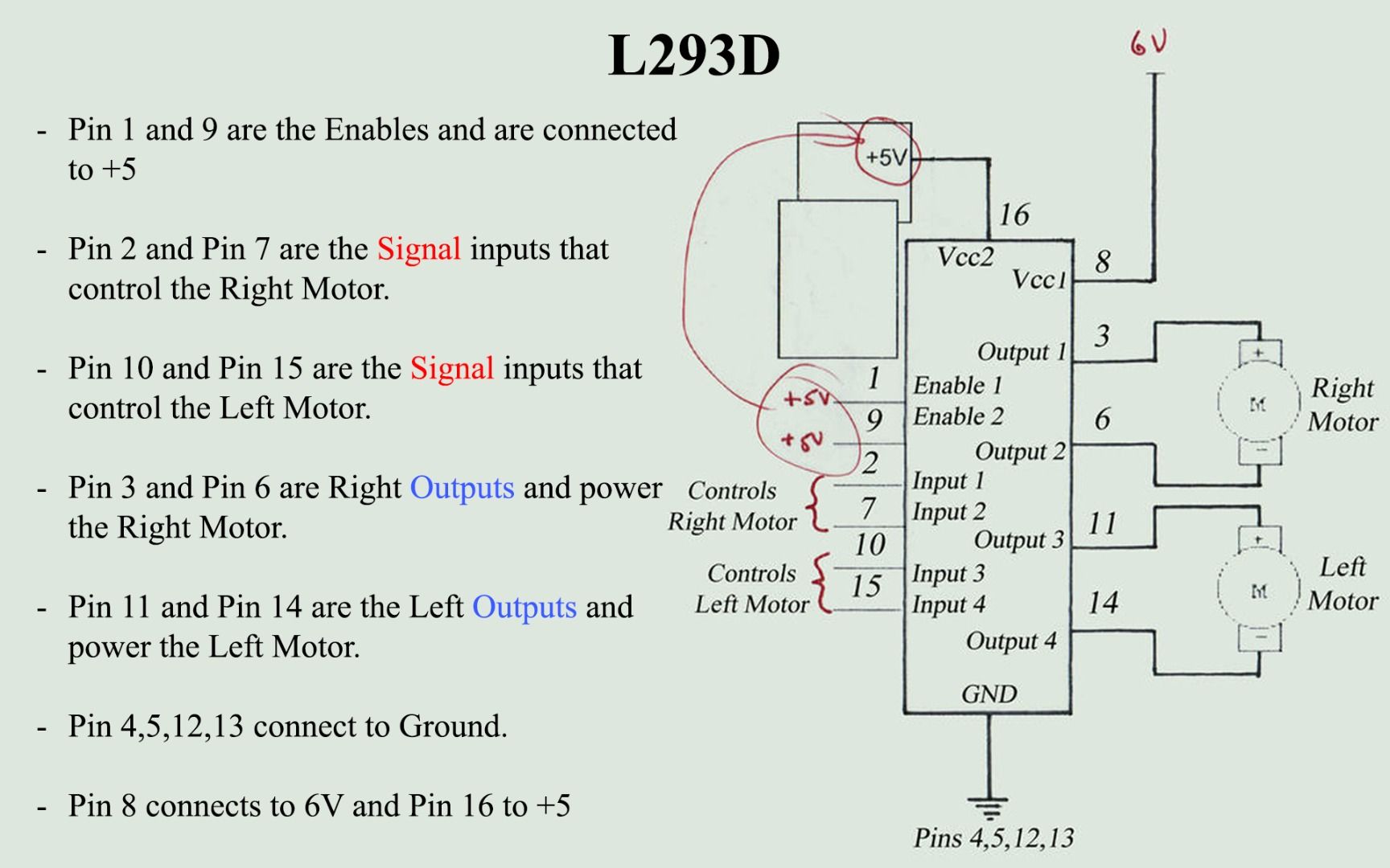 Arduino Controlled L293D Robot ( Part 1 - Update 1.0 ) : 12 Steps ...
