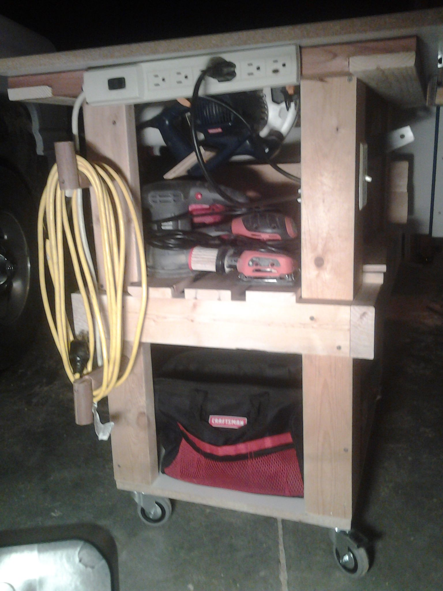 Homemade Tablesaw Workstation - Instructables