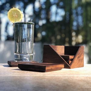 Modern Coasters and Coaster Holder : 6 Steps (with Pictures ...