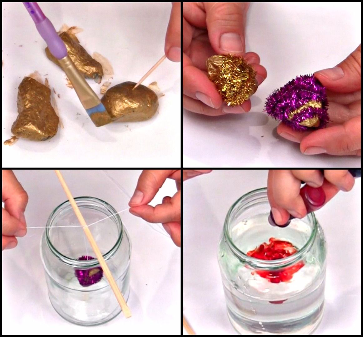 Golden (inside Out) Geodes : 4 Steps (with Pictures) - Instructables