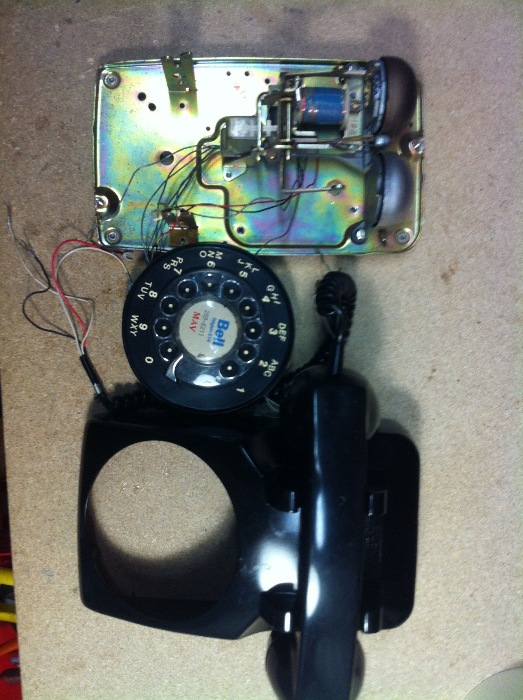 Low Tech Rotary Phone Made Wireless. : 21 Steps (with Pictures ...