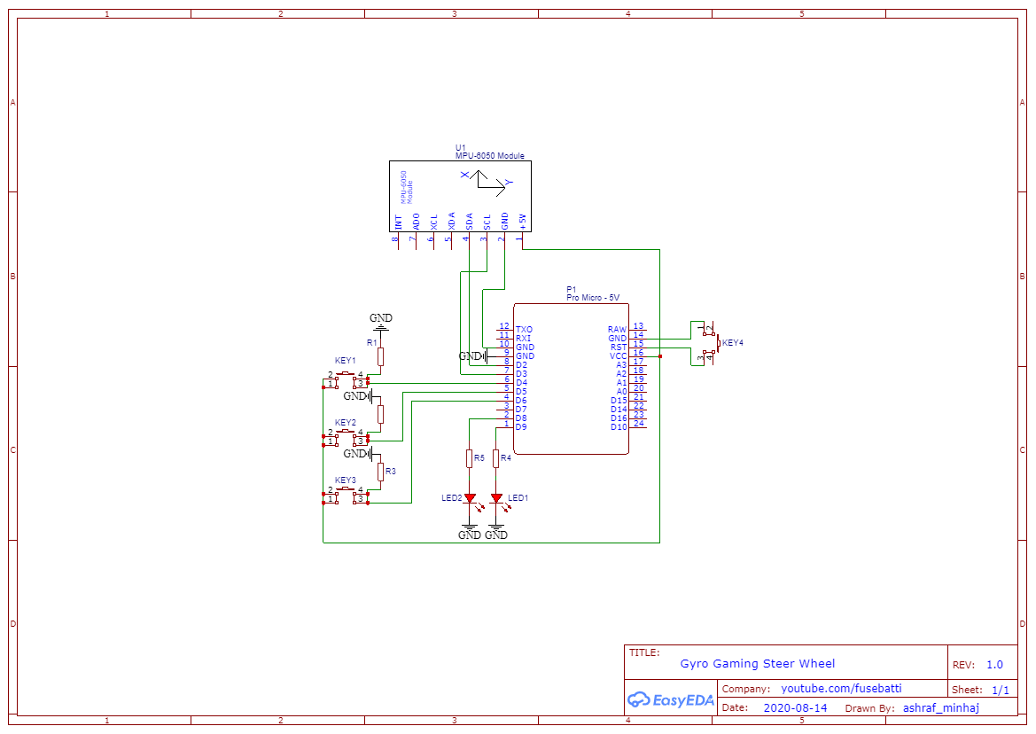 Make Steering Wheel Game Controller : 7 Steps (with Pictures ...