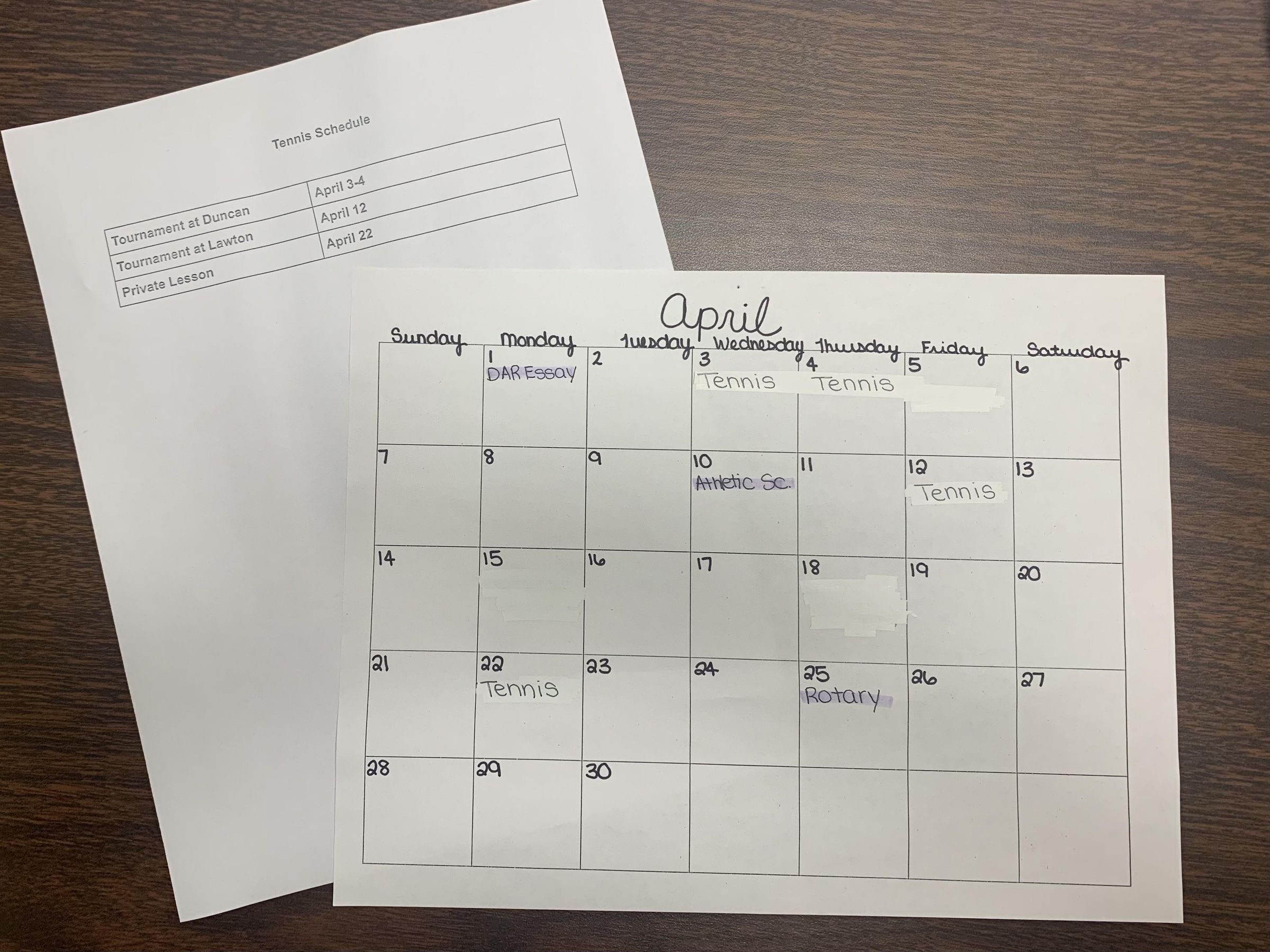 How to Draw a Calendar and Organize Your Tasks : 10 Steps - Instructables