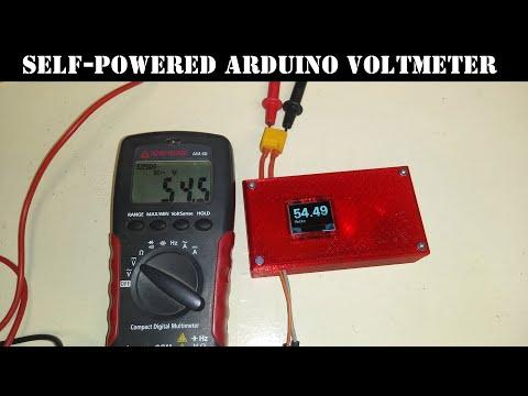 Self-Powered Arduino Voltmeter (12-90v DC) : 3 Steps - Instructables