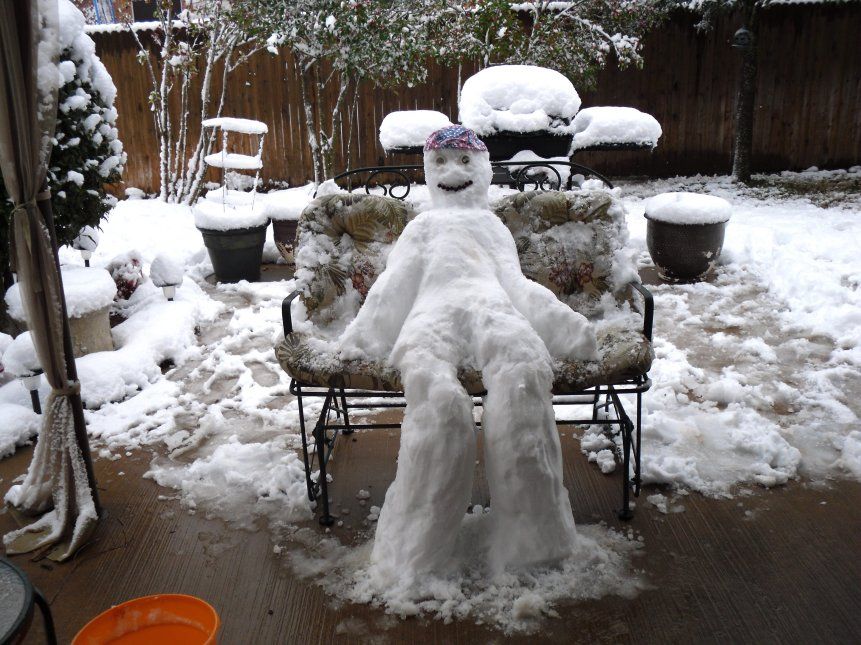Snowman at Rest..... - Instructables
