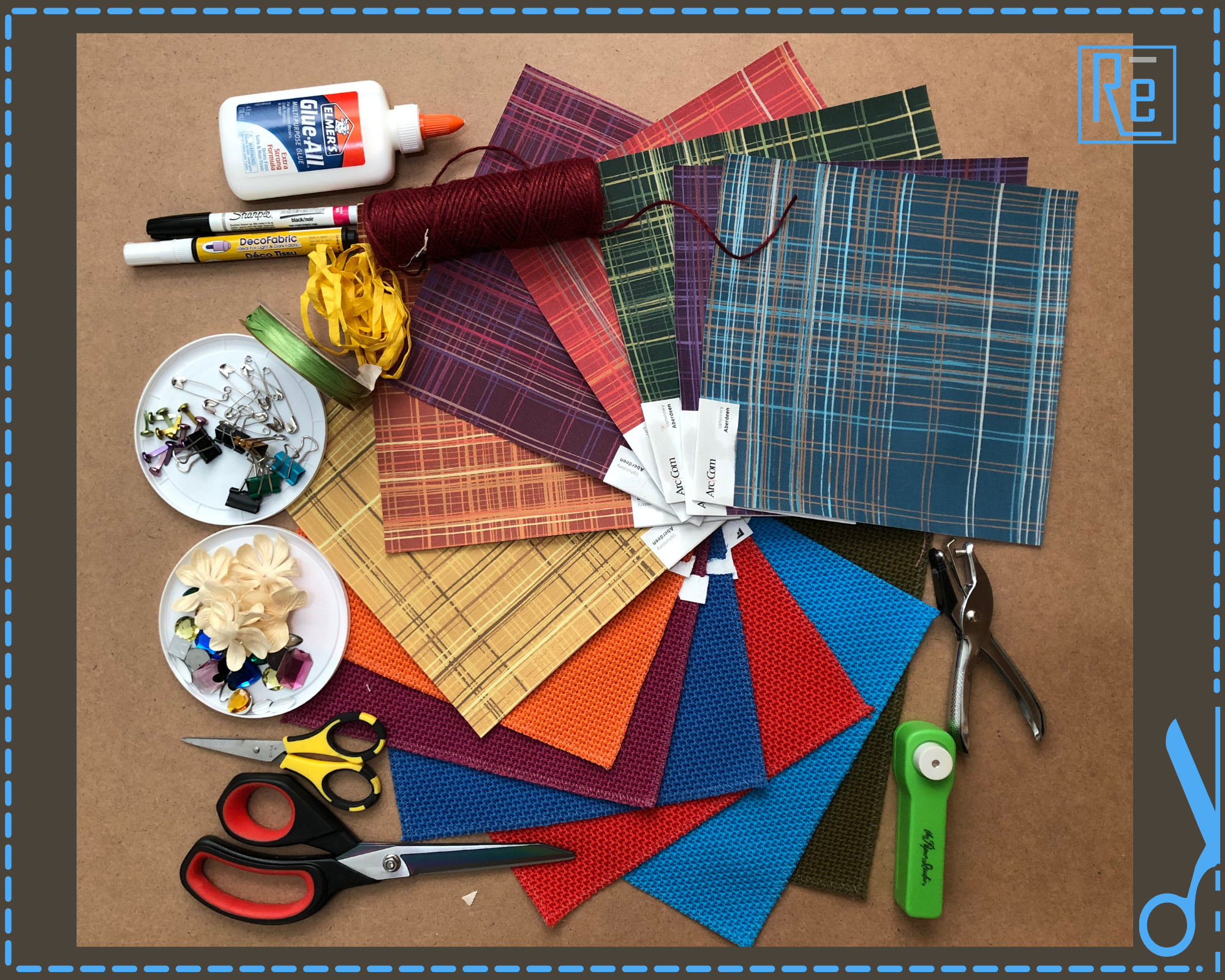 Upcycled Fabric Bunting : 5 Steps (with Pictures) - Instructables