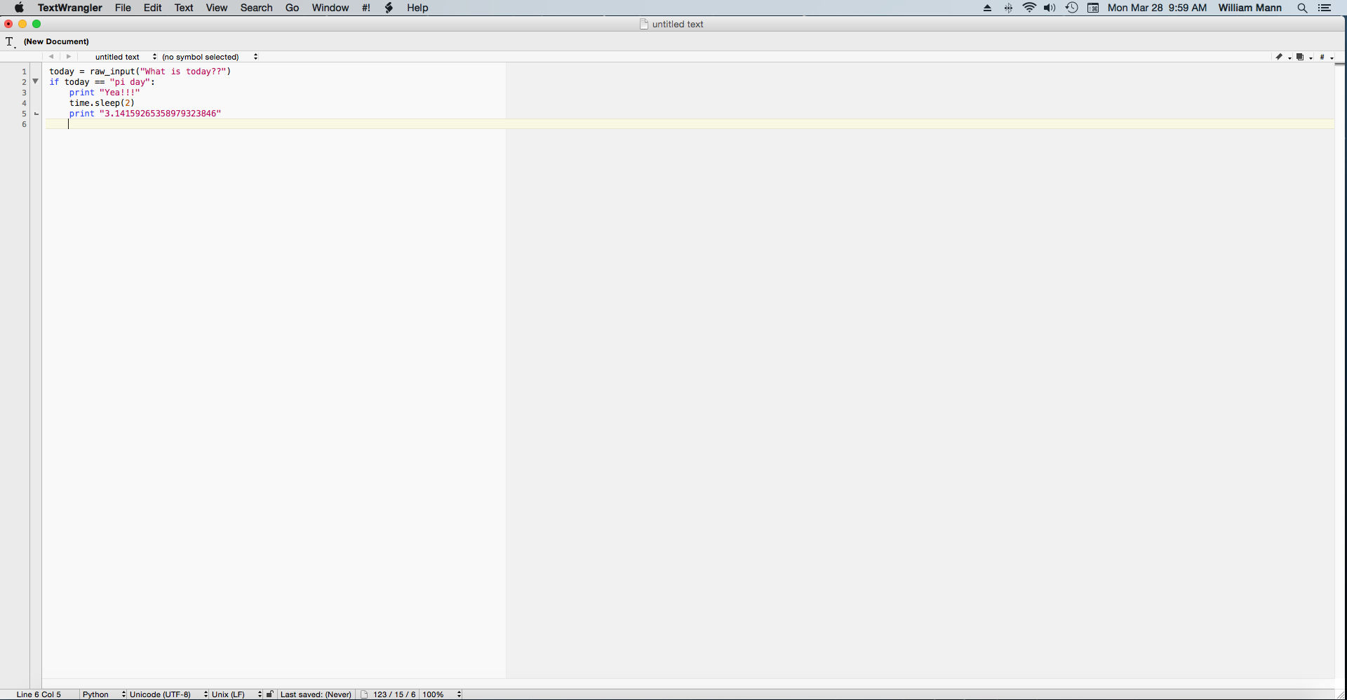 Pi Day | Python Program : 3 Steps - Instructables