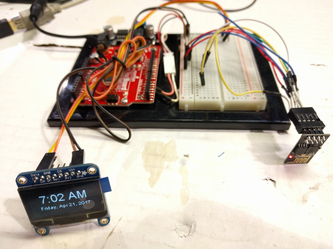 Simplest Esp8266 Local Time Internet Clock With Oled 4 Steps With