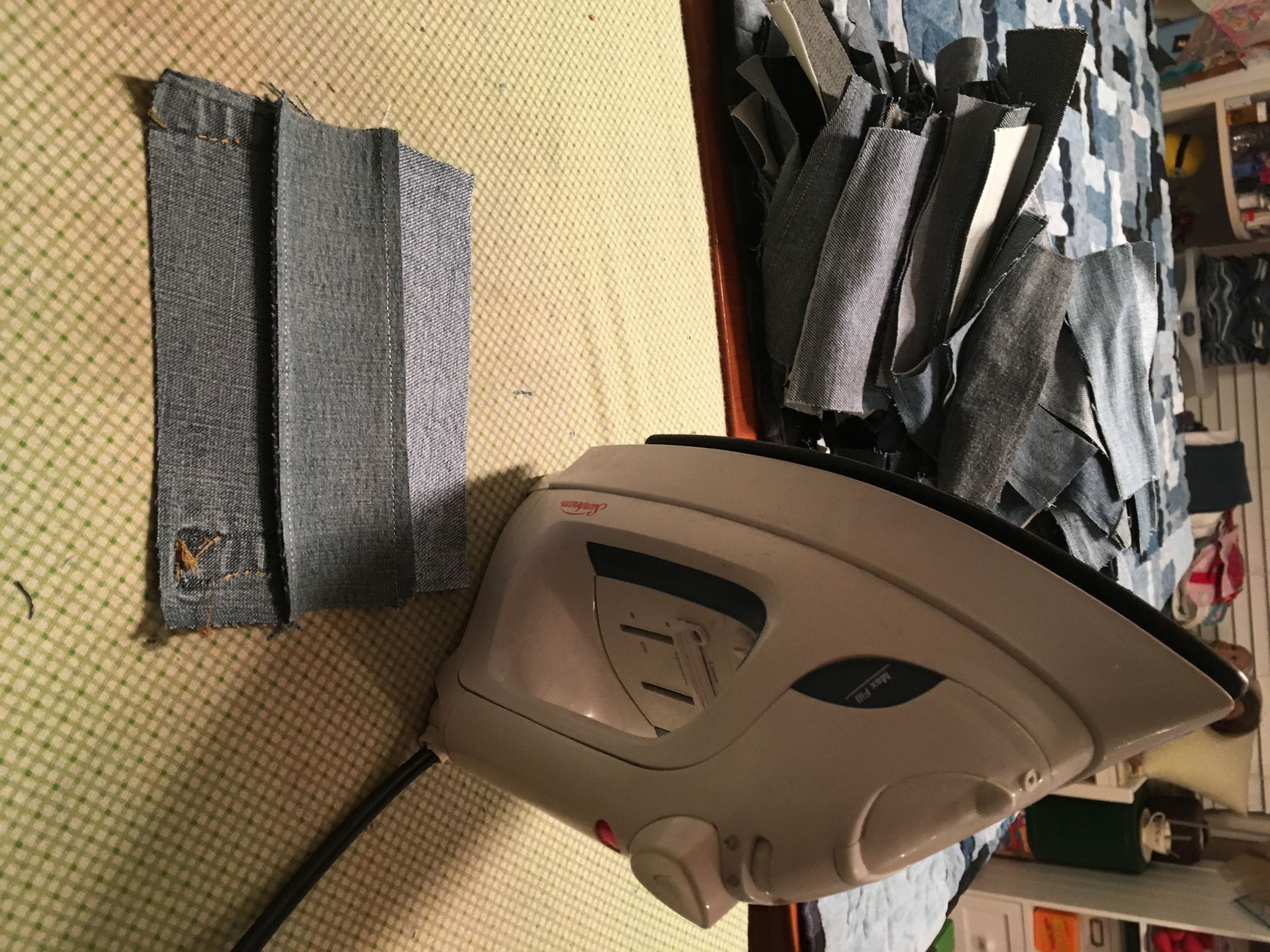 Denim Crazy Rails for Warmth : 8 Steps (with Pictures) - Instructables