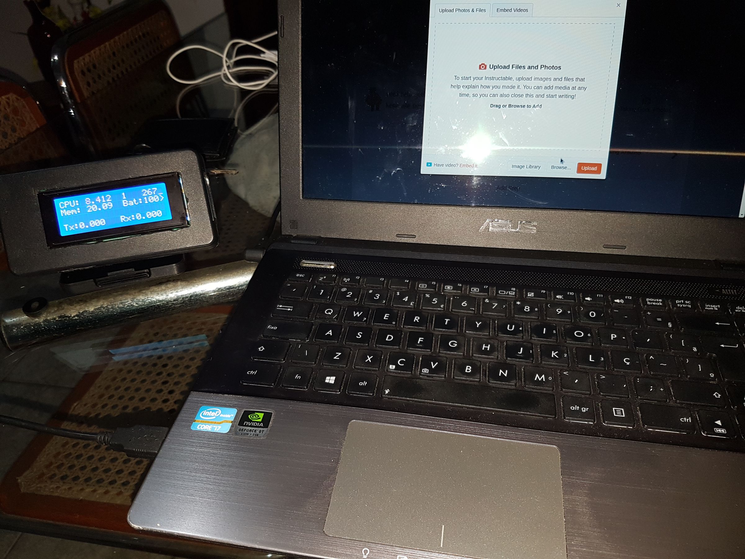 Computer Monitor Using Arduino and Node JS : 5 Steps (with Pictures ...