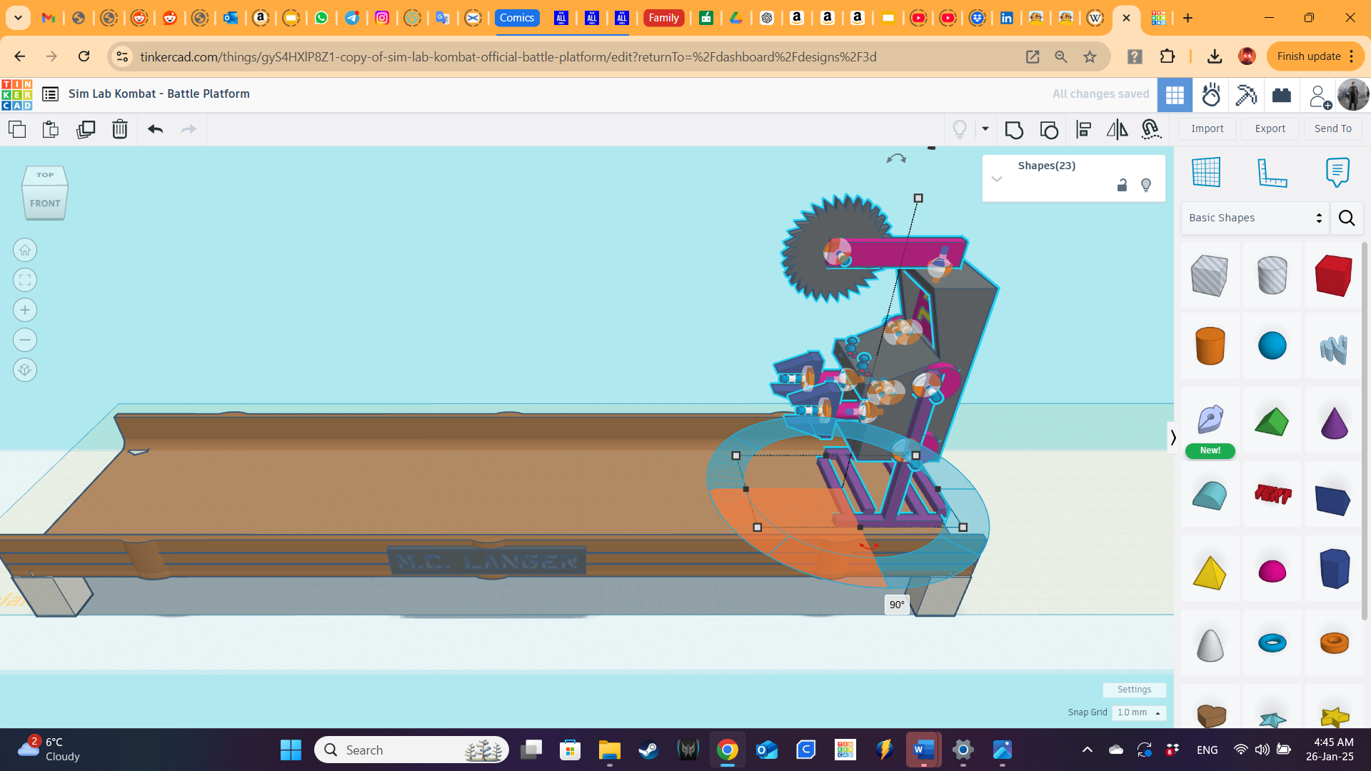 Tinkercad Robotics for School: SIMLAB KOMBAT! (virtual Walking Robots ...