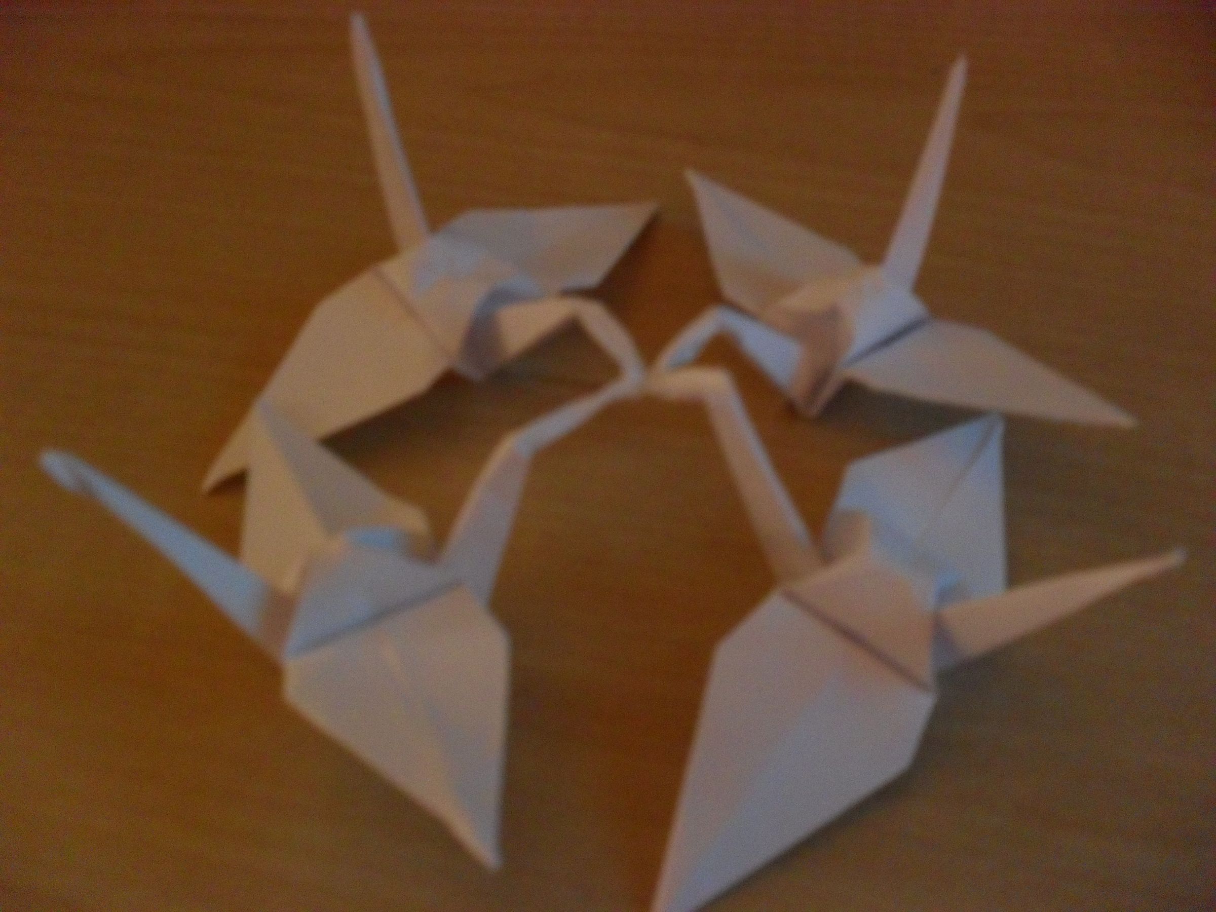 Origami Senbazuru Cranes (Kissing) : 6 Steps - Instructables
