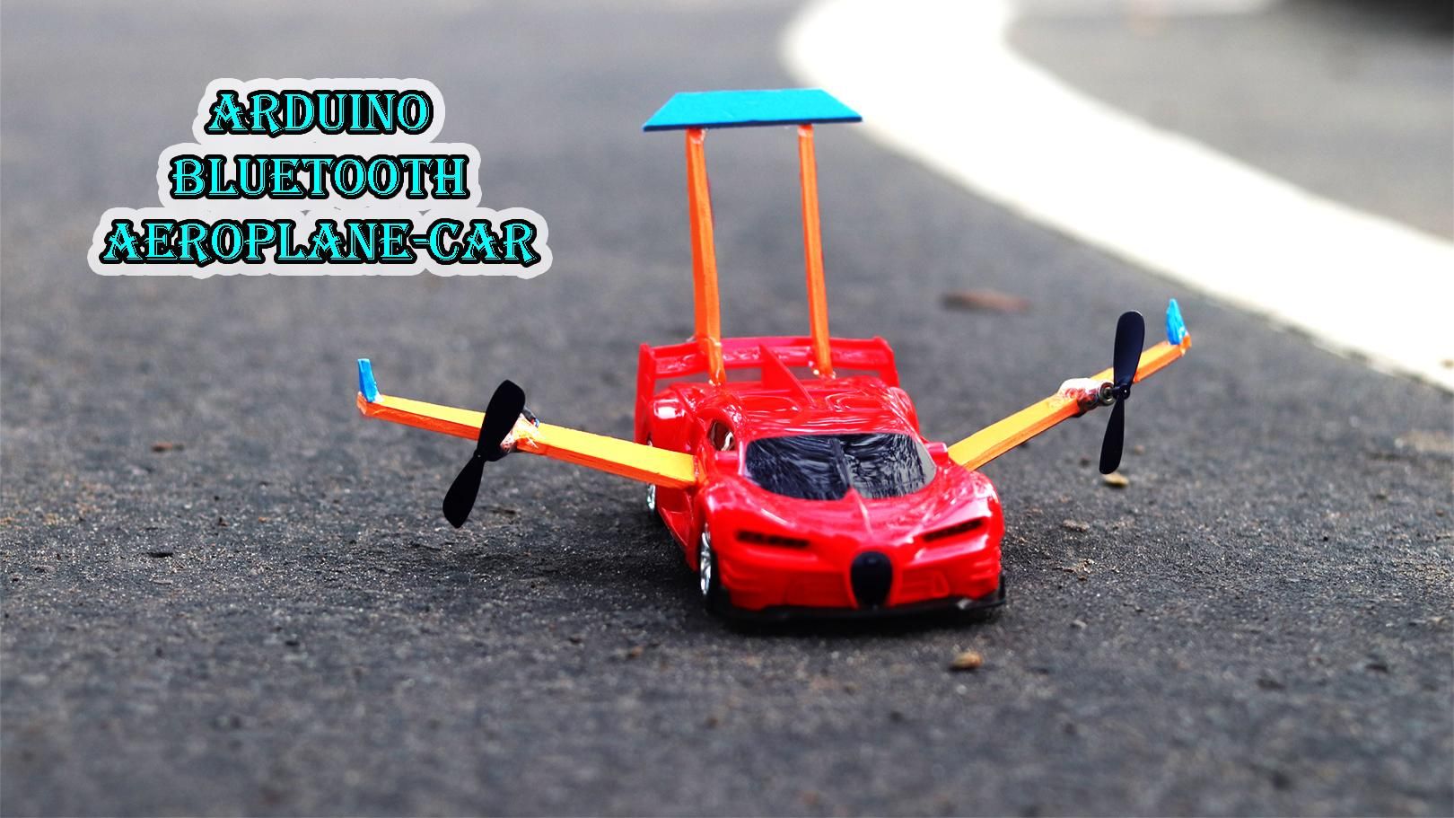 ARDUINO BLUETOOTH CONTROLLED AEROPLANE ROBOT CAR : 4 Steps - Instructables