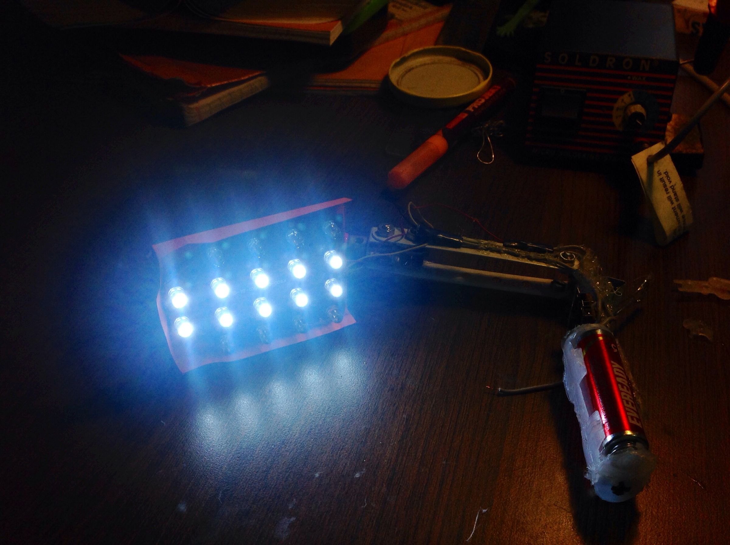 DIY LED Book Reading Lamp and Torch : 6 Steps - Instructables