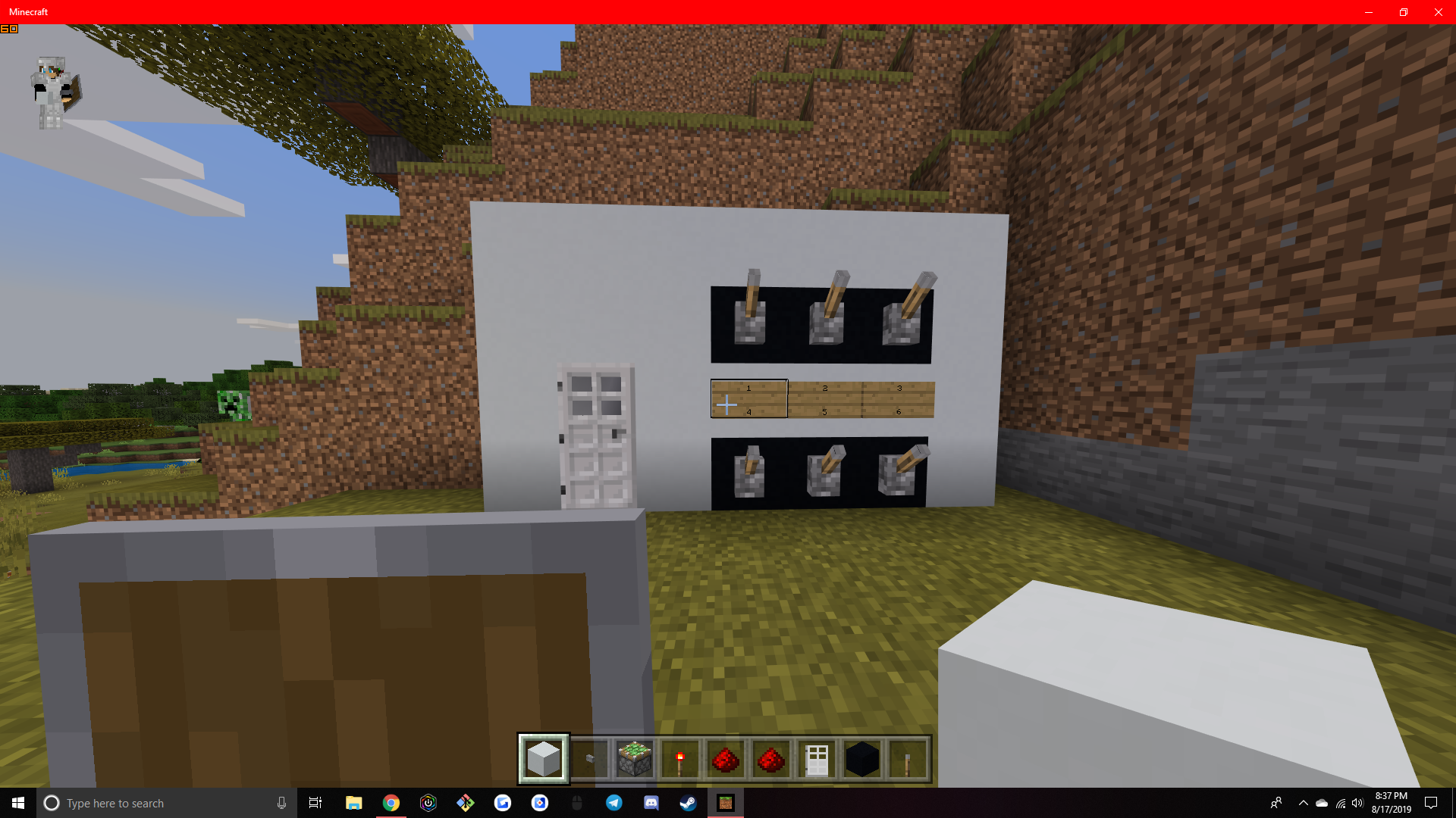 How to Make a Simple Passcode Door in Minecraft : 14 Steps - Instructables