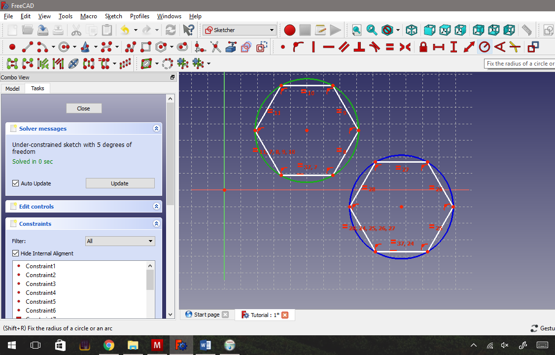 Advanced Hexagonal Mesh in Freecad : 19 Steps (with Pictures ...