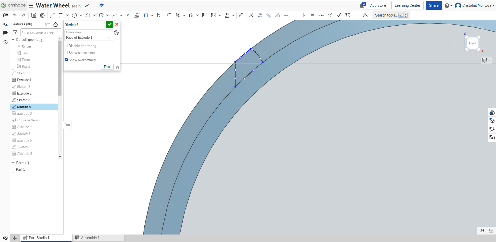 How to Make Water Wheel on Onshape : 15 Steps - Instructables