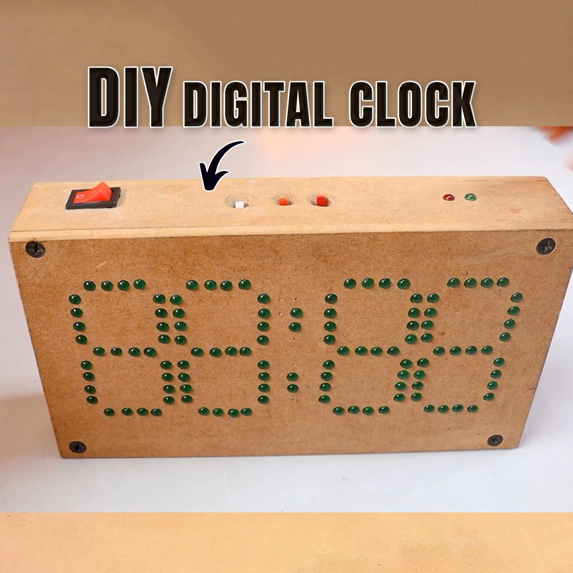 How to Make a Digital Clock at Home Using Arduino | Full Tutorial : 12 ...