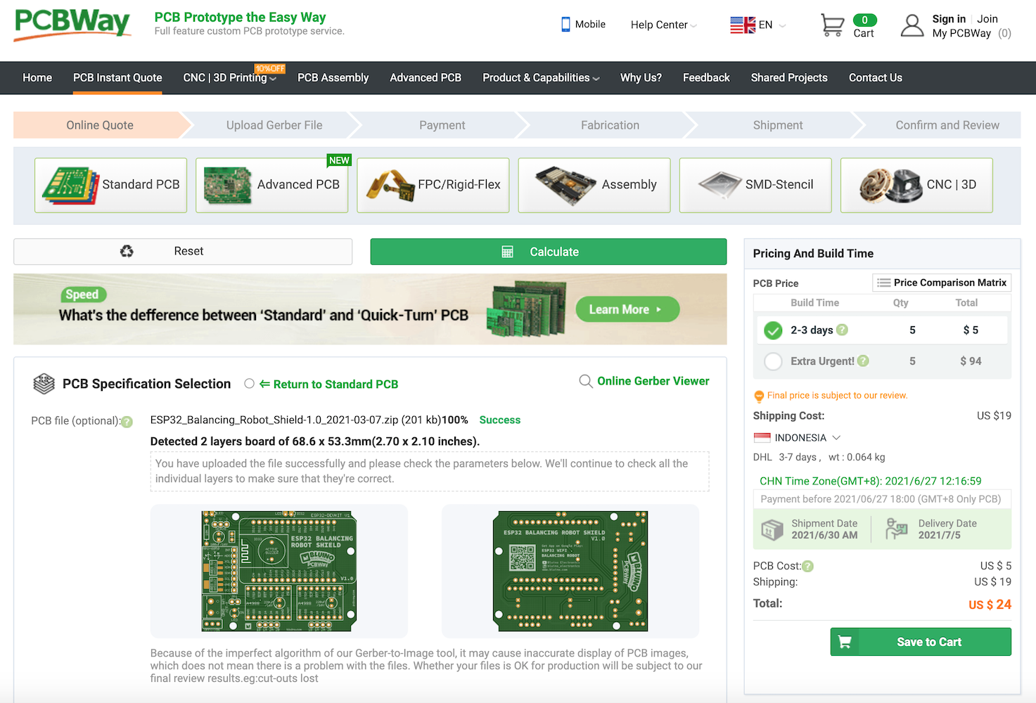 DIY ESP32 Wifi Self Balancing Robot - B-Robot ESP32 Arduino Programing : 22 Steps (with Pictures ...